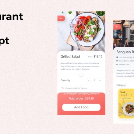 Nearby Food Figma App Template - Free Figma, XD, Sketch UI Design File ...