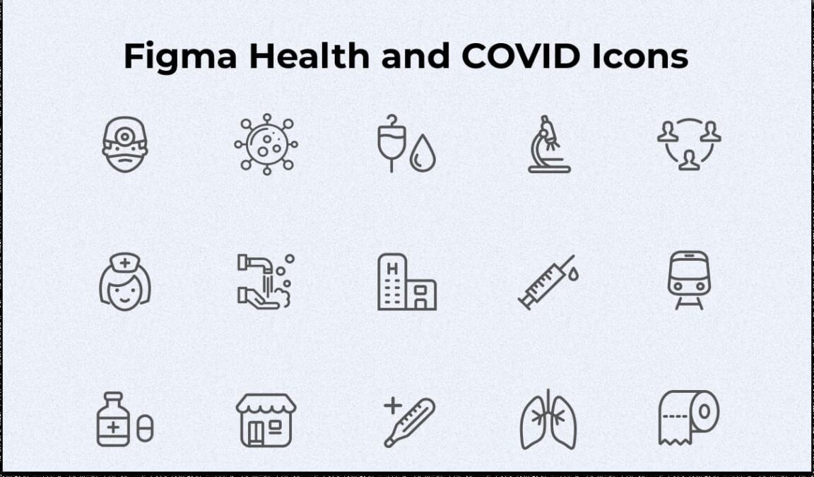 Figma Health and COVID Icons - Free Figma, XD, Sketch UI Design File ...