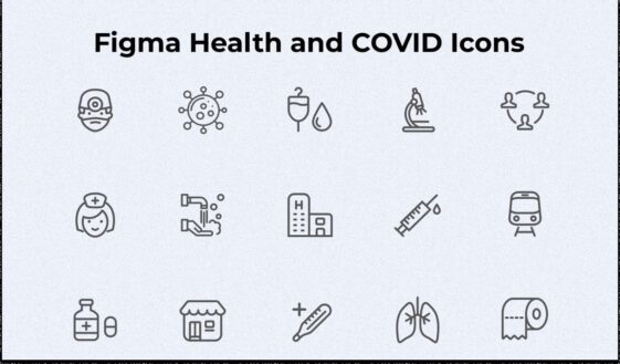 Figma Health and COVID Icons - Free Figma, XD, Sketch UI Design File ...
