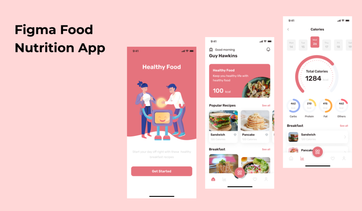 Food Nutrition App - UI Design