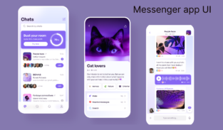 Messenger app UI - UIUX Source