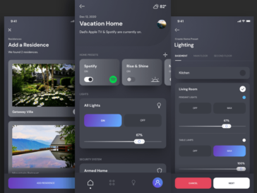 Smart Home UI Kit Sketch Resource - UIUX SOURCES