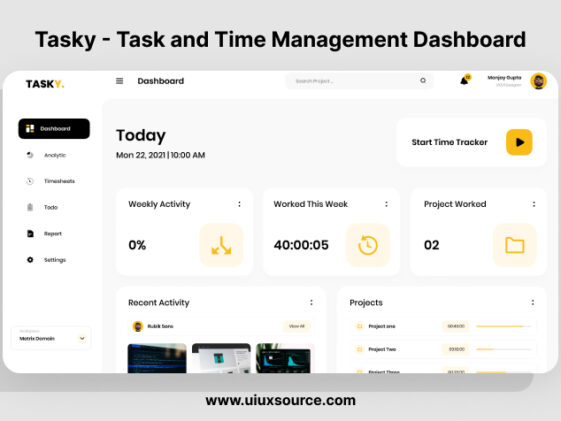 Dash-Figma Dashboard Template - Free Figma, XD, Sketch UI Design File ...