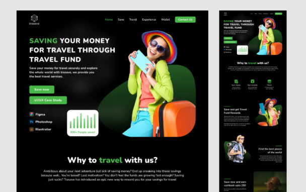 Travel Website Design UI - UIUXSOURCE.com